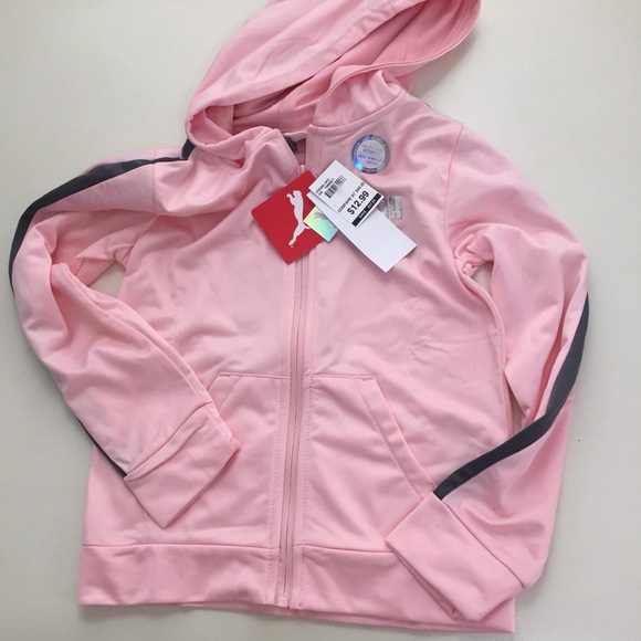 Puma | Jackets & Coats | Puma Cute Pink Sparkly Jacket | Poshmark